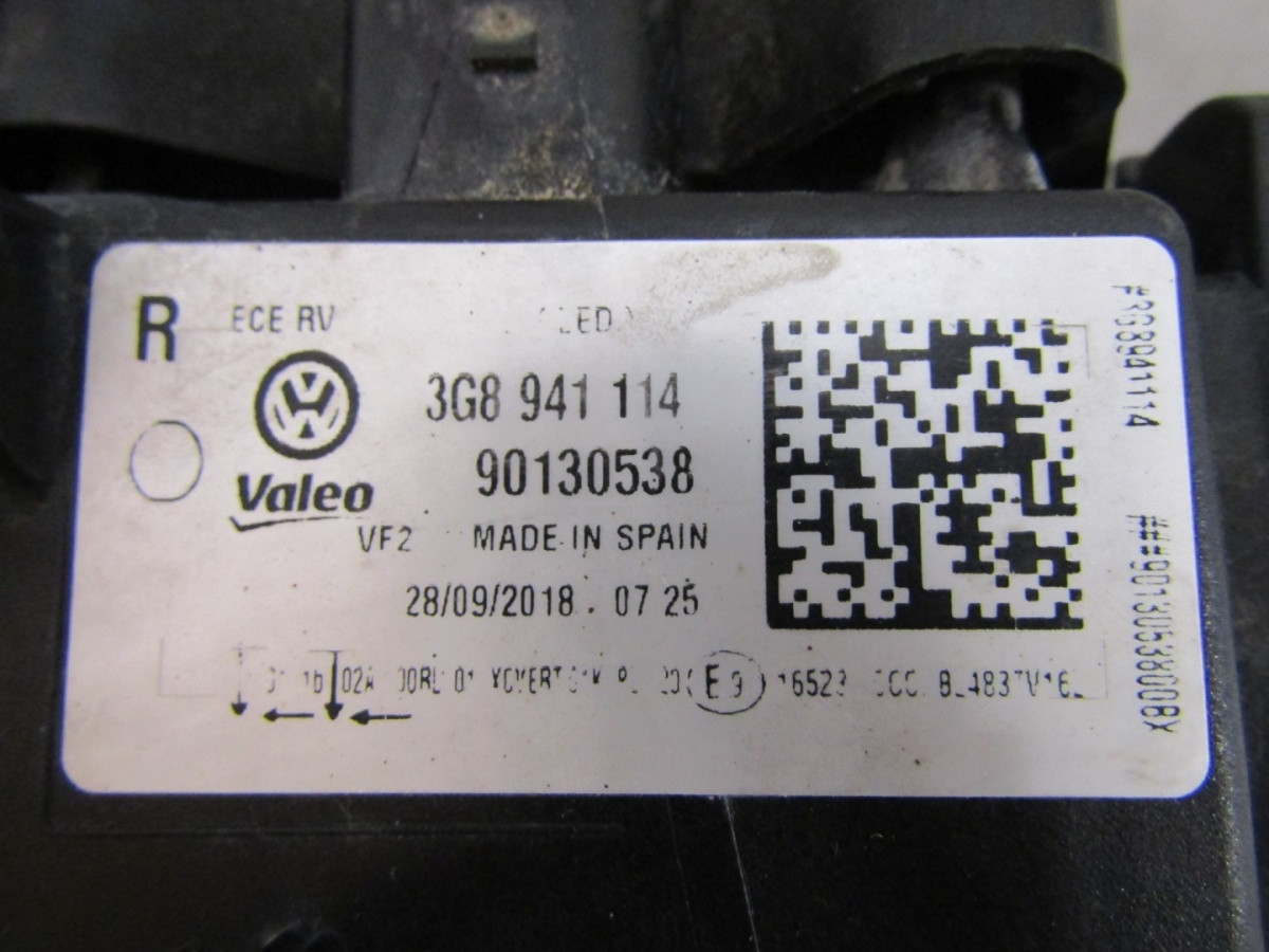 KOPLAMP VW Arteon 3G8 FULL LED 17-24 RH RECHTS 3G8941114 Z279/K2/5A ...